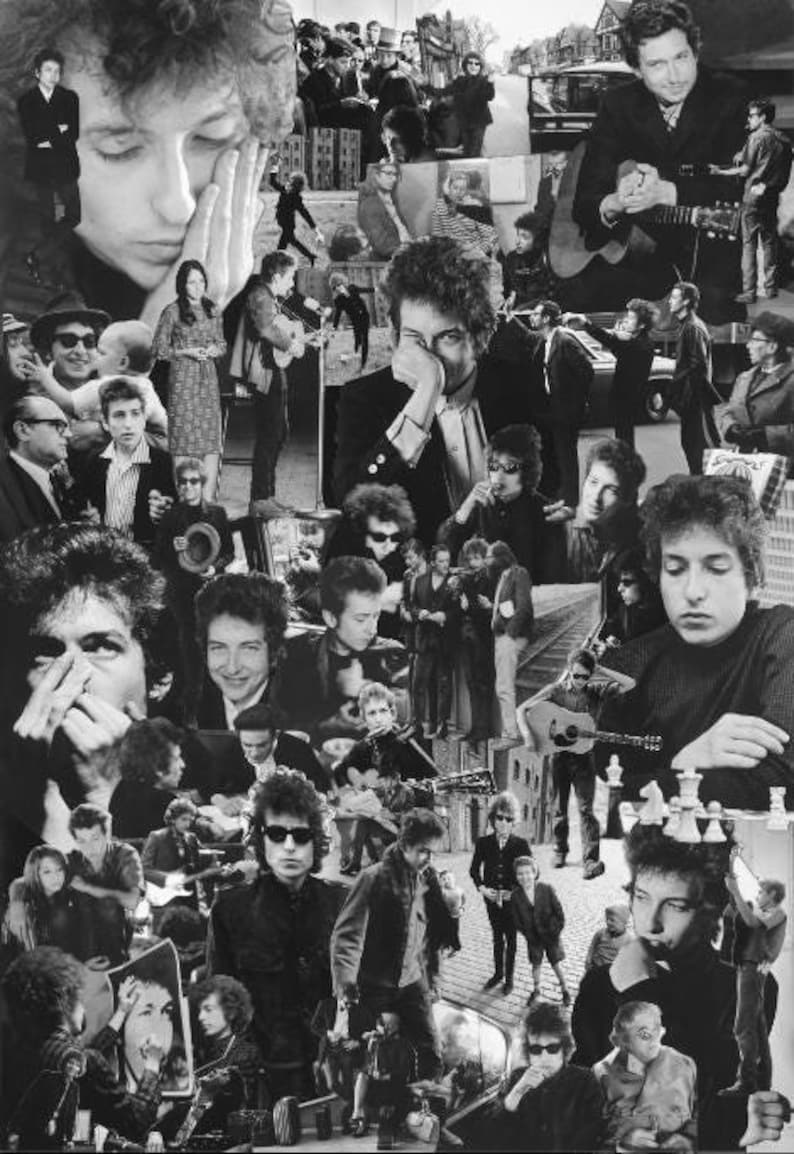 Bob Dylan Collage - Etsy