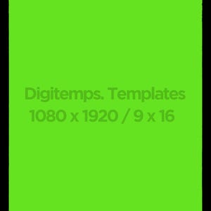 Vertical Green Screen Border Template for Video Editing (PNG) - Etsy