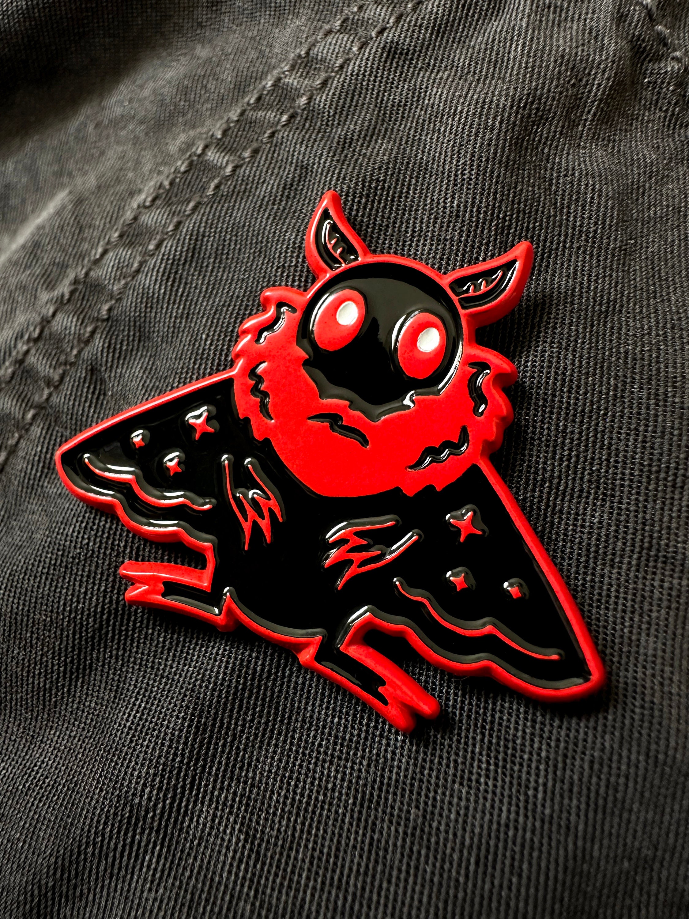 Mothman Enamel Pin Cryptid Pin Spooky Cute Pin - Etsy