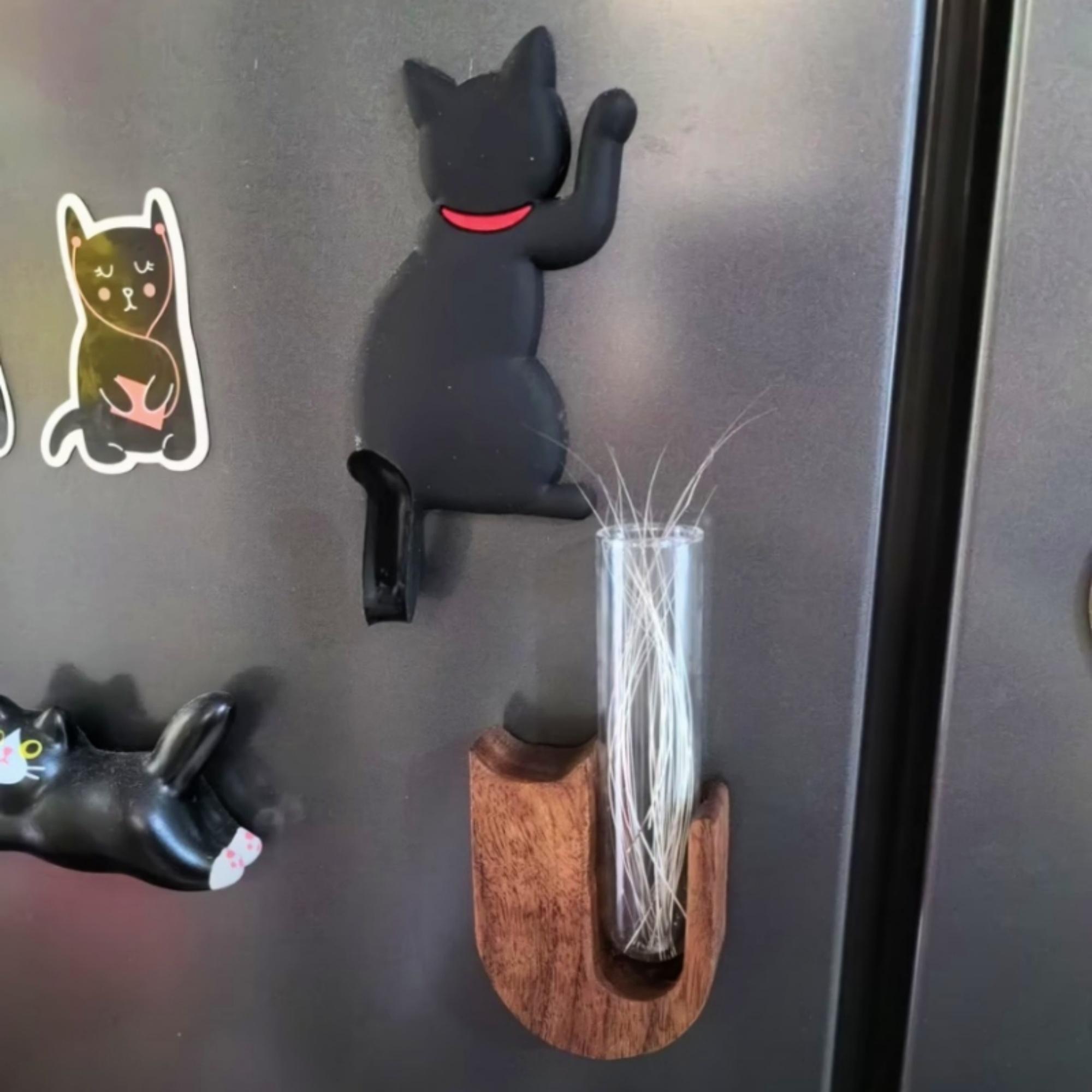 Pet Fur Fridge Magnet, Wooden Fridge Magnet, Cat Beard Collection, Pet ...
