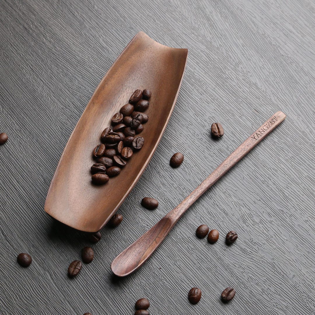Walnut Coffee Dosing Tray,coffee Dosing Cup,personalized Vintage Design ...