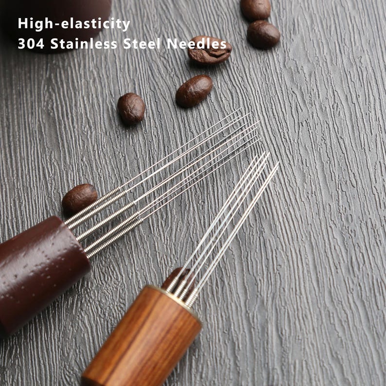 2pcs Wooden Espresso Coffee Stirrer WDT Tool, Custom Engraving, Barista ...