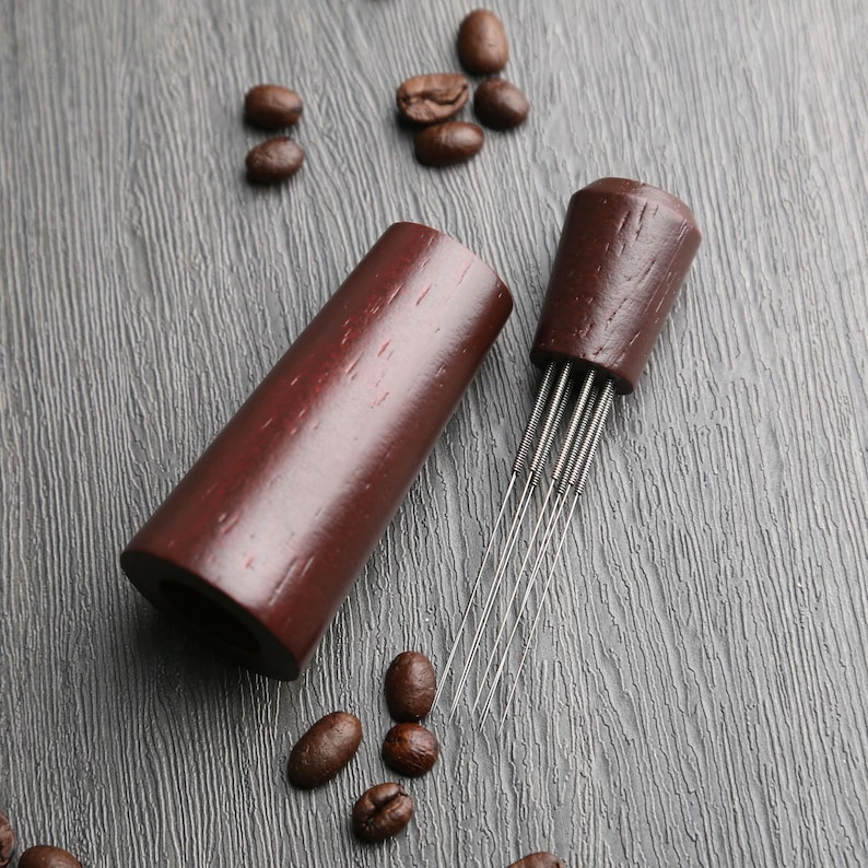 2pcs Wooden Espresso Coffee Stirrer WDT Tool, Custom Engraving, Barista ...