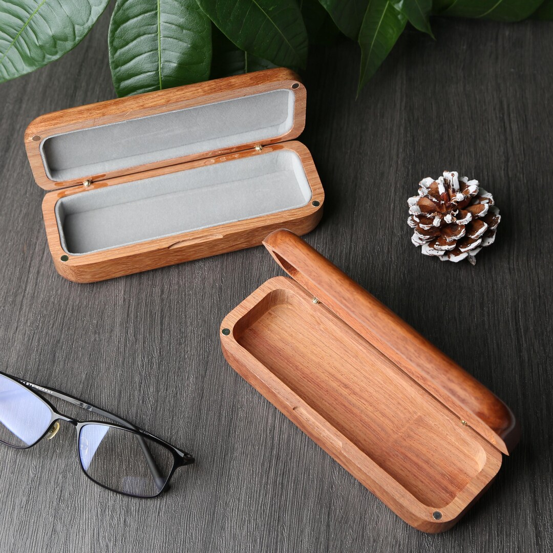 Custom Rosewood Glasses Case,personalized Eyeglasses Box,retro Elegant ...