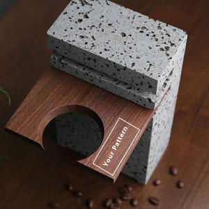 Volcanic Stone Pour Over Coffee Stand,artistic Coffee Dripper Stand ...