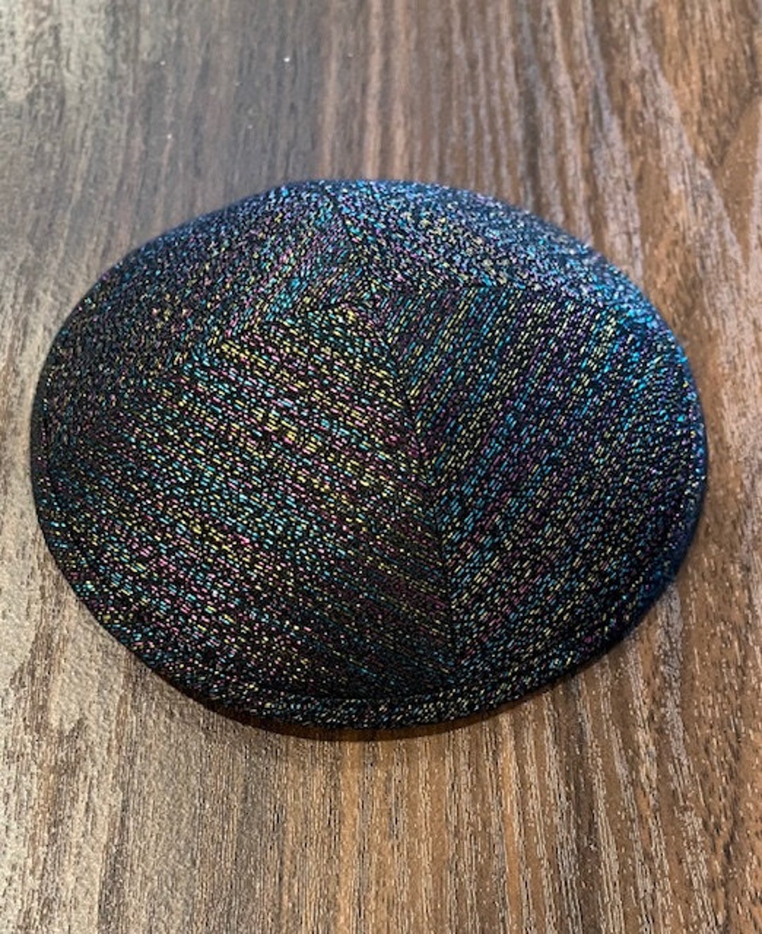 Navy Rainbow Sparkle Kippah - Etsy