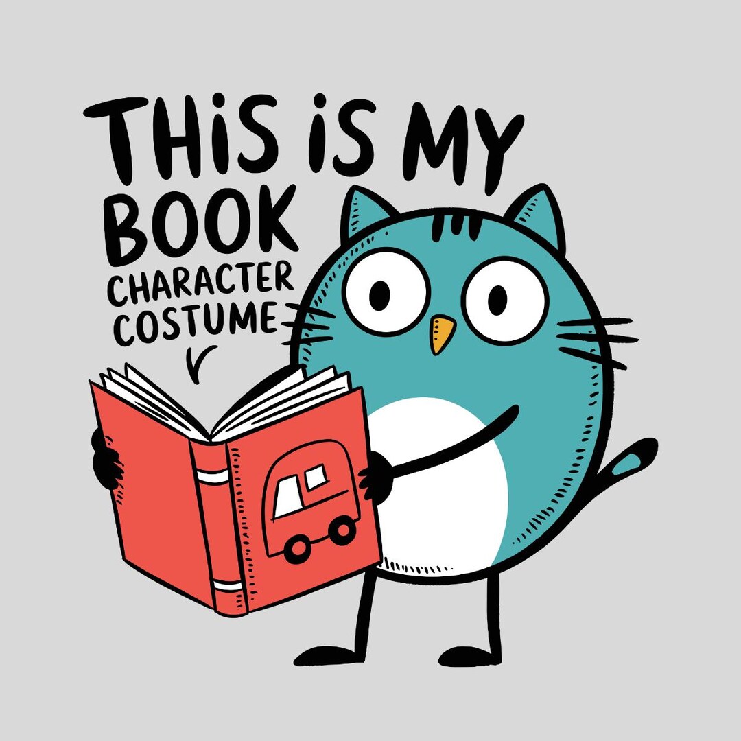 This is My Book Character Costume Png, I Still Read Children Book Png ...