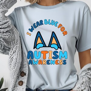 I Wear Blue for Autism Png | Autism Awareness Png | Autism Png | Autism ...