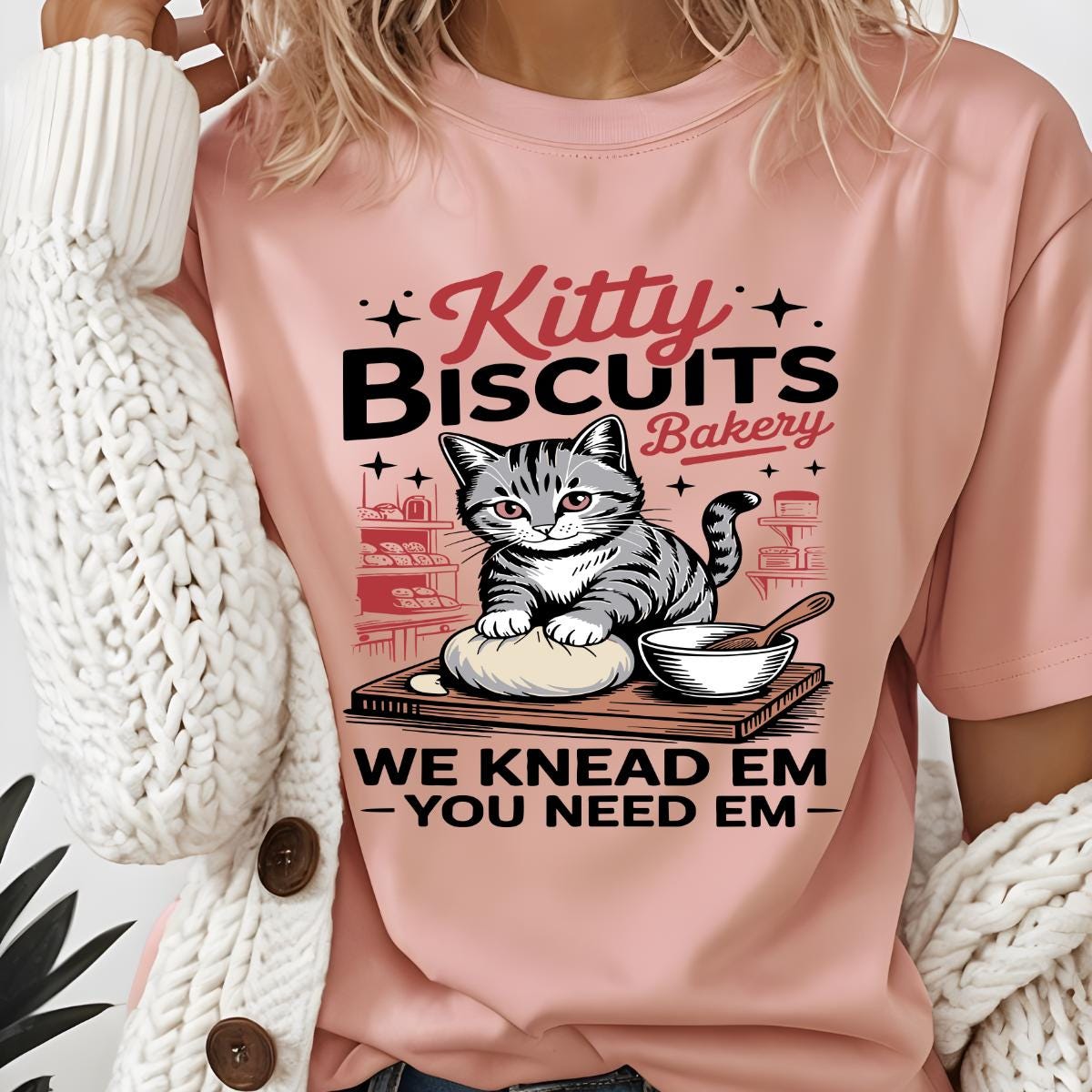 Kitty Biscuits We Knead Em You Need Em PNG Files, Cat Biscuit Maker ...