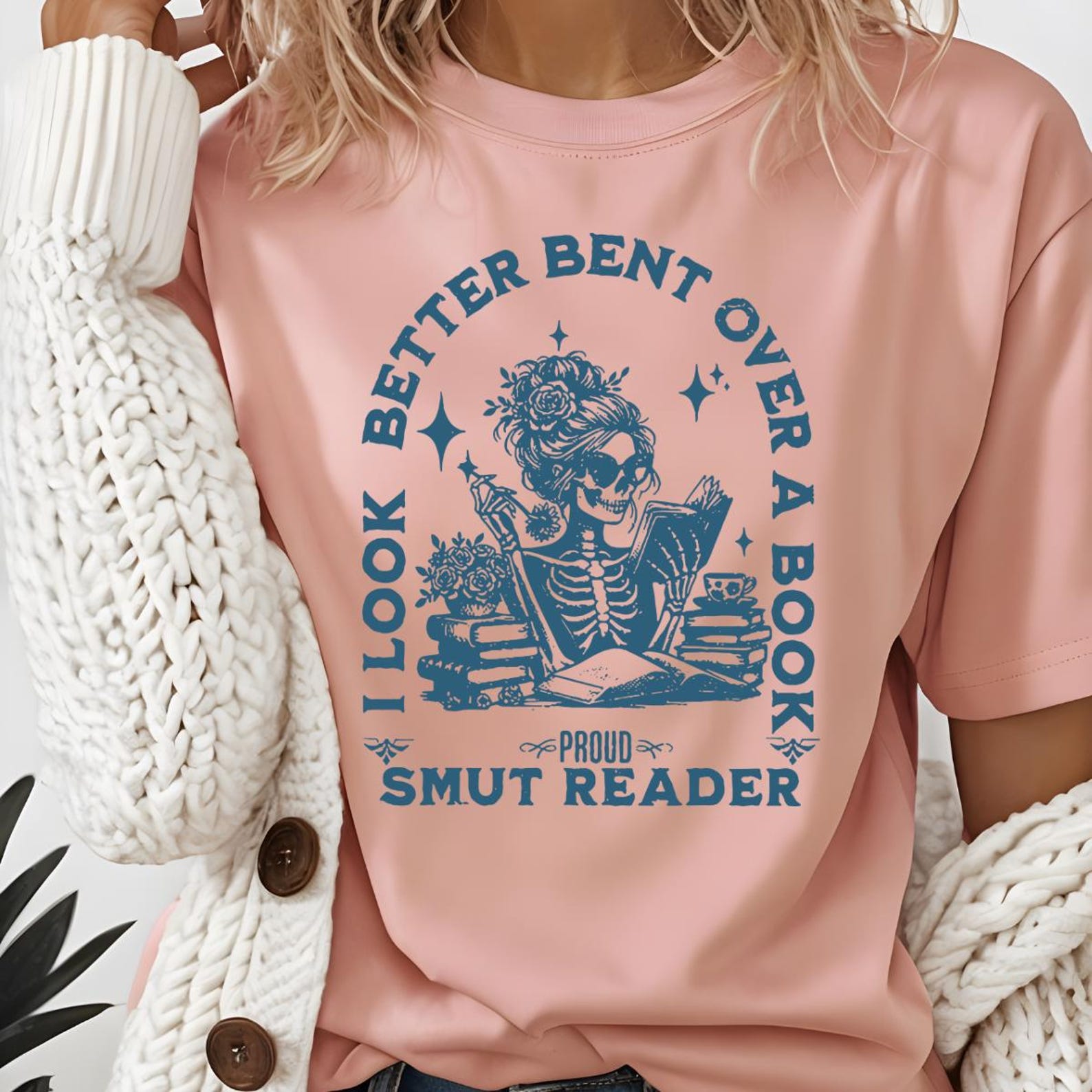 I Look Better Bent Over A Book Smut Reader Png, Romance Smut Book Png ...