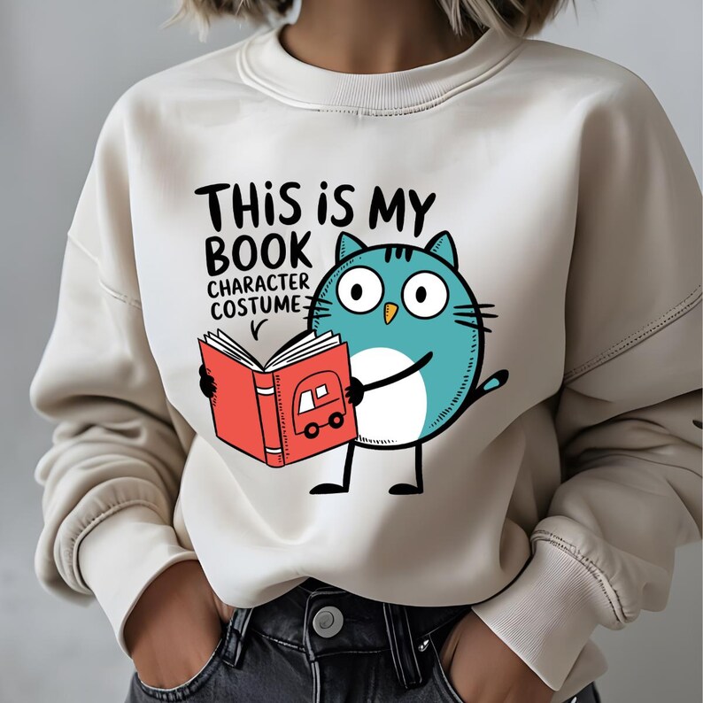 This is My Book Character Costume Png, I Still Read Children Book Png ...