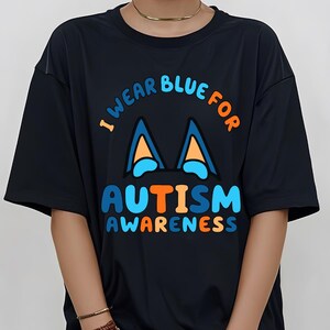 I Wear Blue for Autism Png | Autism Awareness Png | Autism Png | Autism ...