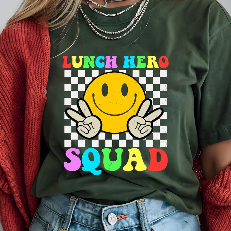 School Lunch Hero Squad Png, Cafeteria Squad Workers Png, Funny ...