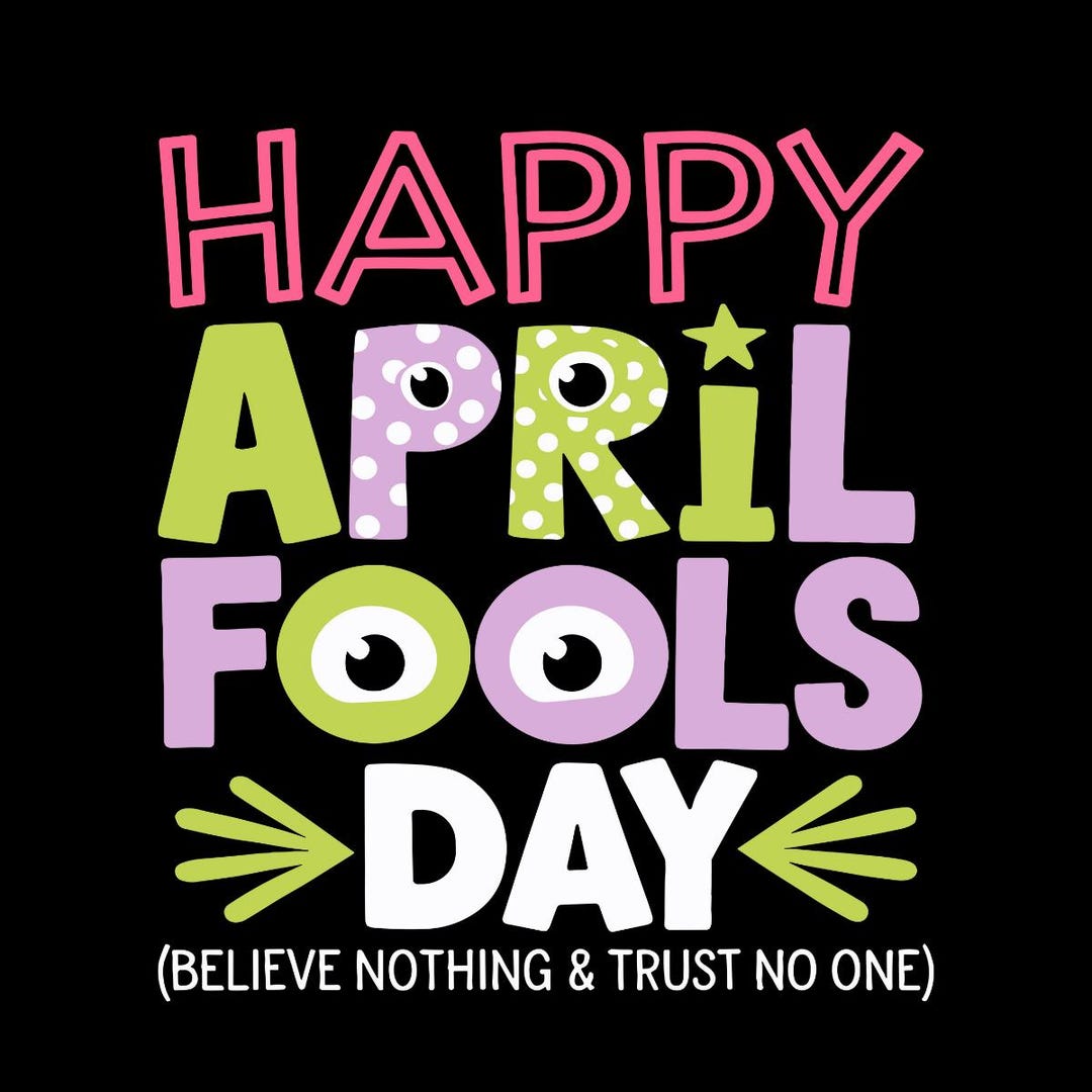 Whimsical April Fools Day Png, Happy April Fools' Day PNG, April Fool ...