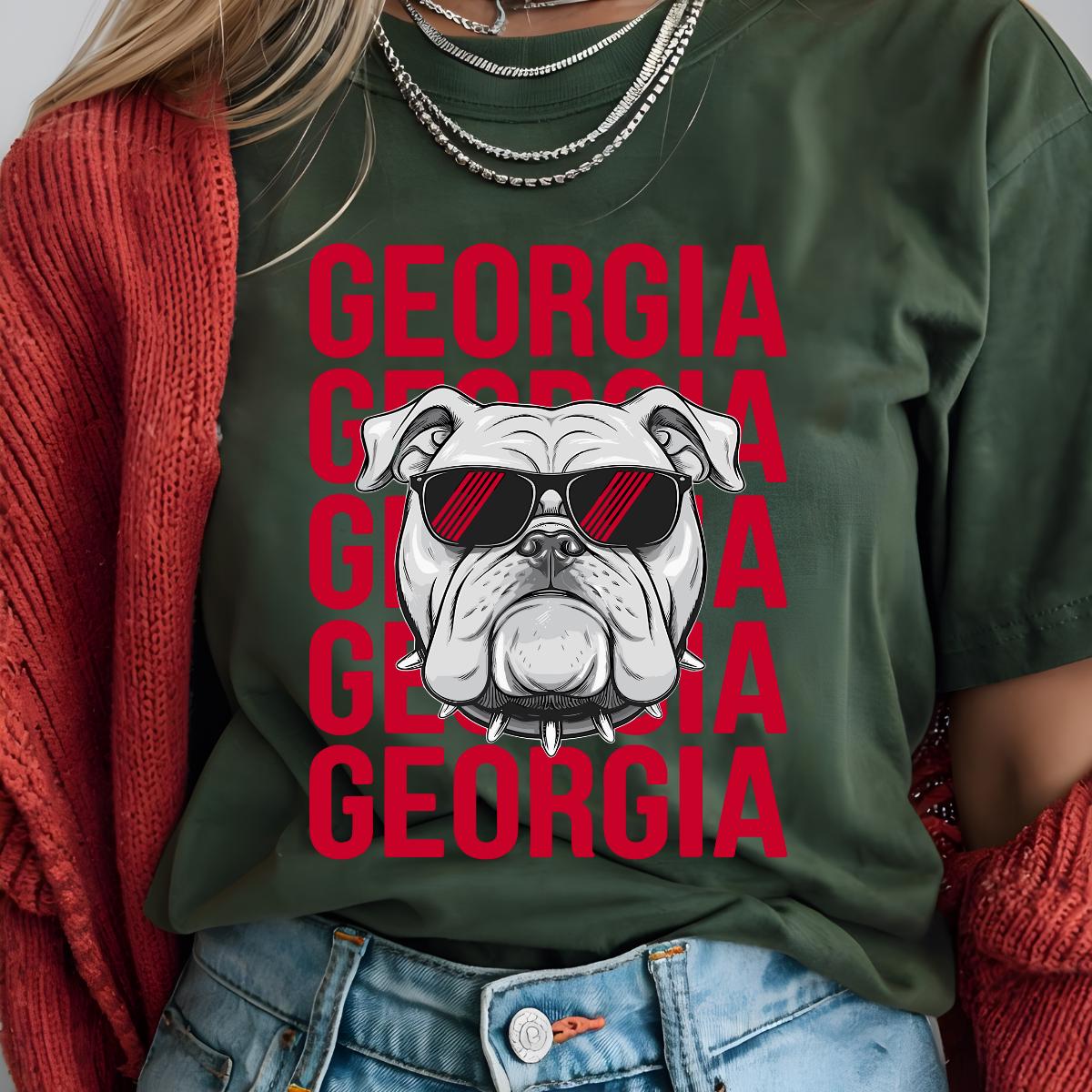 Georgia PNG, Georgia Sublimation Design, College Football Shirt, Print ...