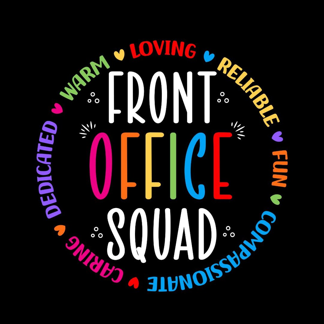 Front Office Squad PNG, Front Office Png, Office Squad Png, School ...