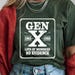 Gen X Lots of Memories No Evidence Png, Retro Vintage Funny 60s 70s 80s ...