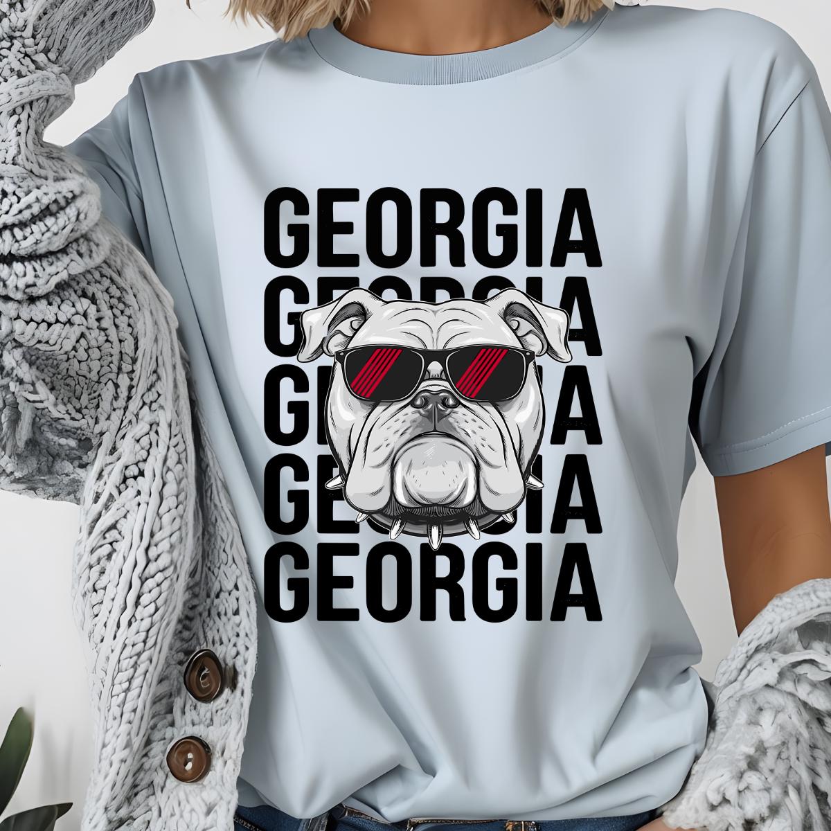 Georgia PNG, Georgia Sublimation Design, College Football Shirt, Print ...