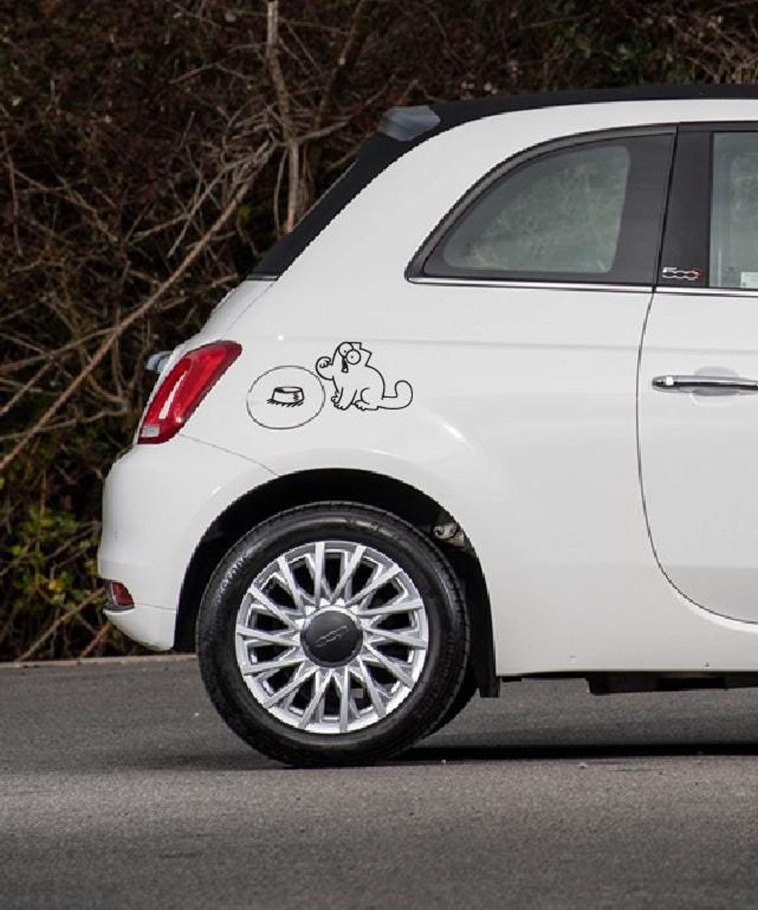 Hungry Cat Vehicle Car Wall Decal Sticker - Etsy