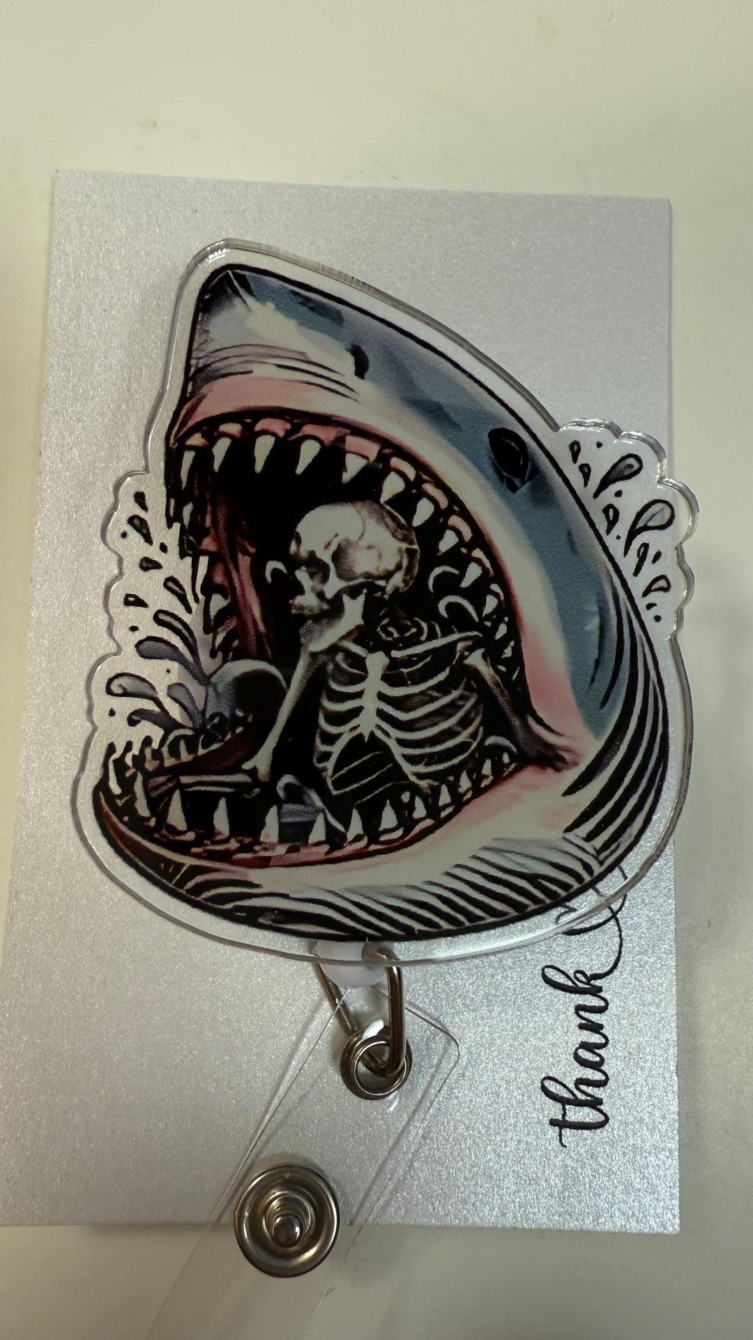 Skeleton Badge Reel, Orthopedic X-ray Retractable Badge Reel, Radiology ...