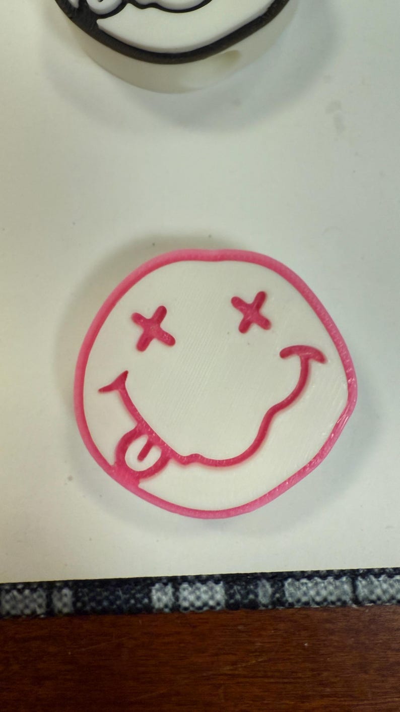 Cute Smiley Face 3d Printed Straw Topper, 8mm Straw Topper, Tumbler ...