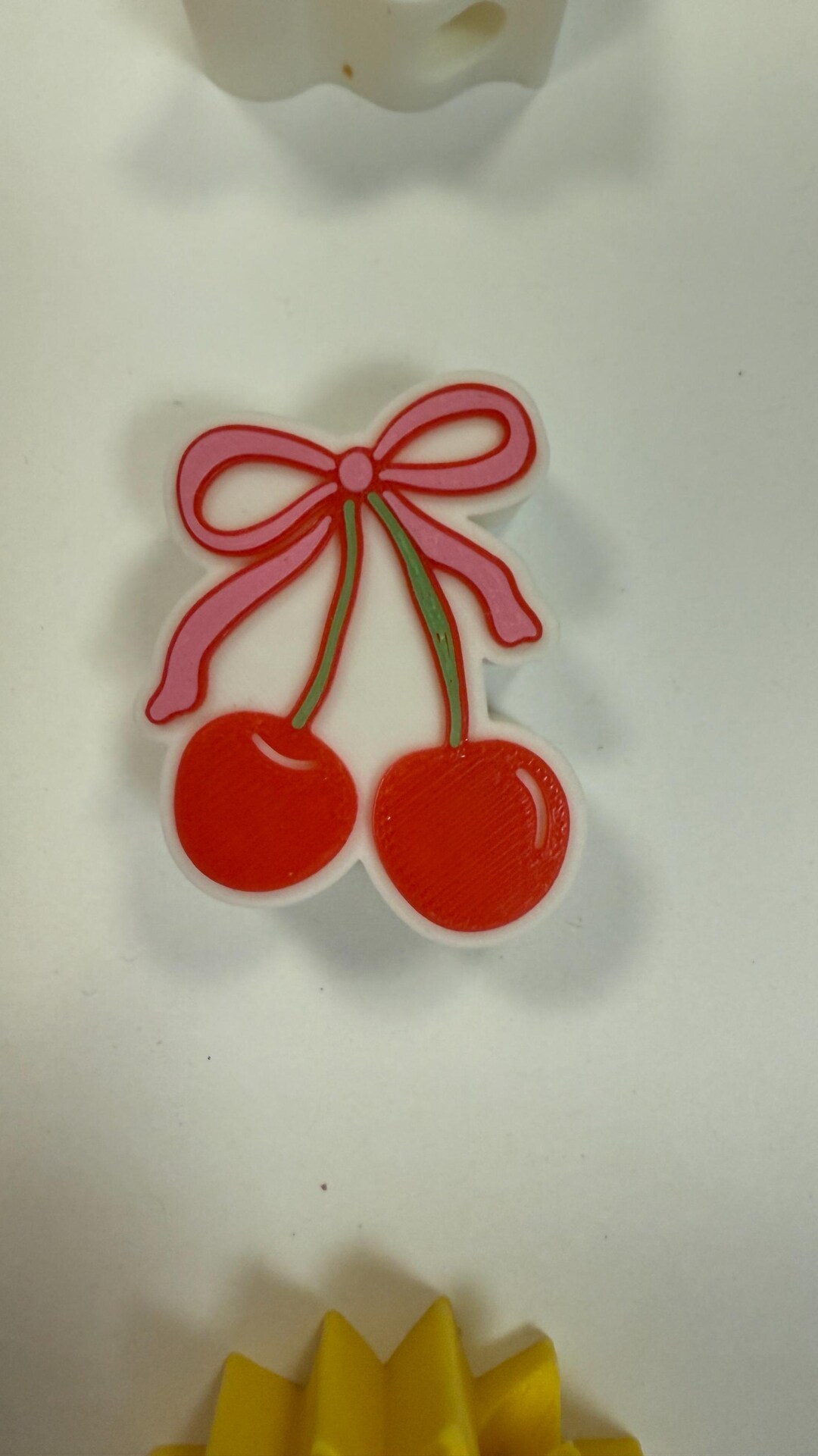 Coquette Cherry 3d Printed Straw Topper, 8mm Straw Topper, Tumbler ...