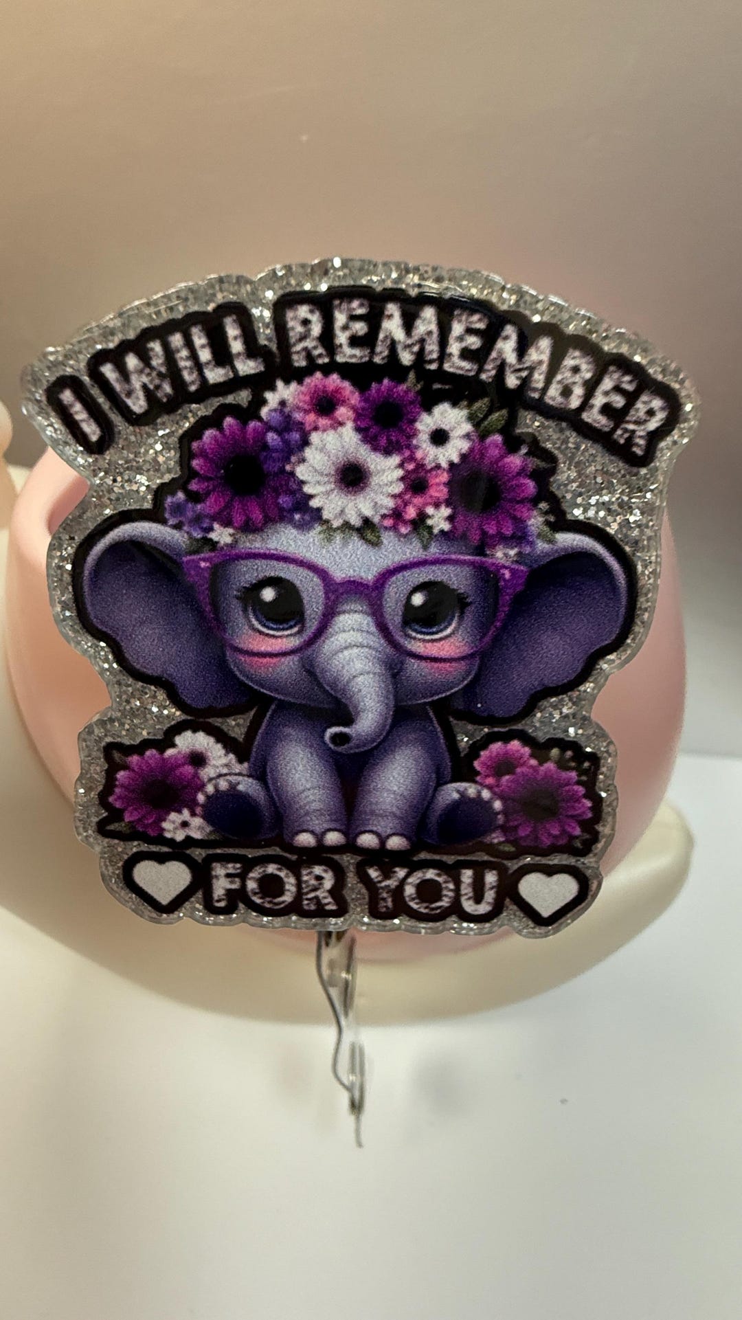 Remember for You Badge Reel, Funny Badge Reel, ID Holder, Badge Pull ...