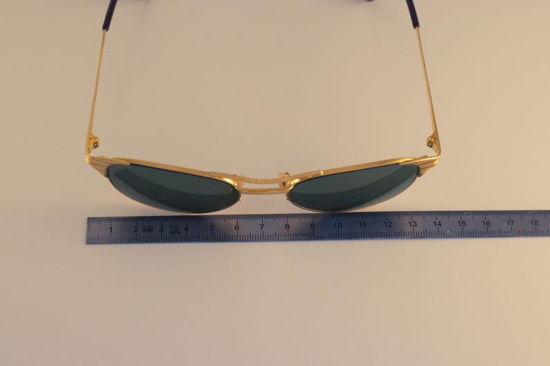 Ray-ban B&L Signet W1394 Vintage Gold Metal Sunglasses, Made in the US ...