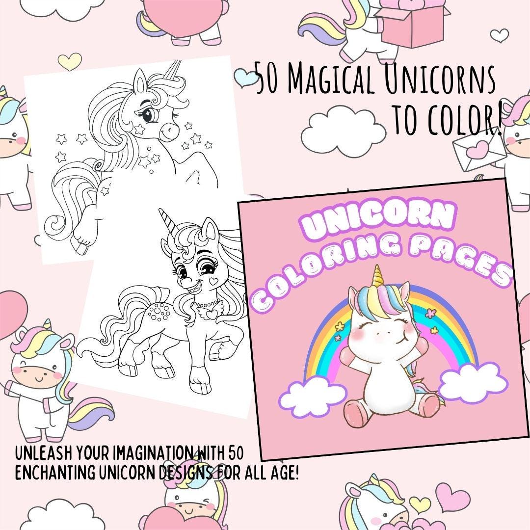 Unicorn Coloring Pages, Printable Unicorn Coloring Pages, Cute Unicorns ...