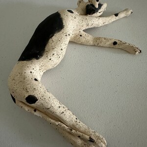 Dog Stretching-unique Ceramic Sculpture - Etsy