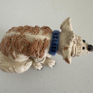 Original Dog Sculpture-scraggly Adorable Dog Named Killer - Etsy
