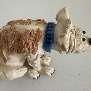 Original Dog Sculpture-scraggly Adorable Dog Named Killer - Etsy