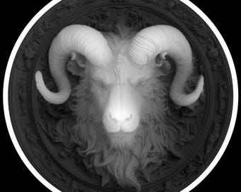 Majestic Bull Coin | Depth Map PNG for CNC & Fiber Laser Engraving ...