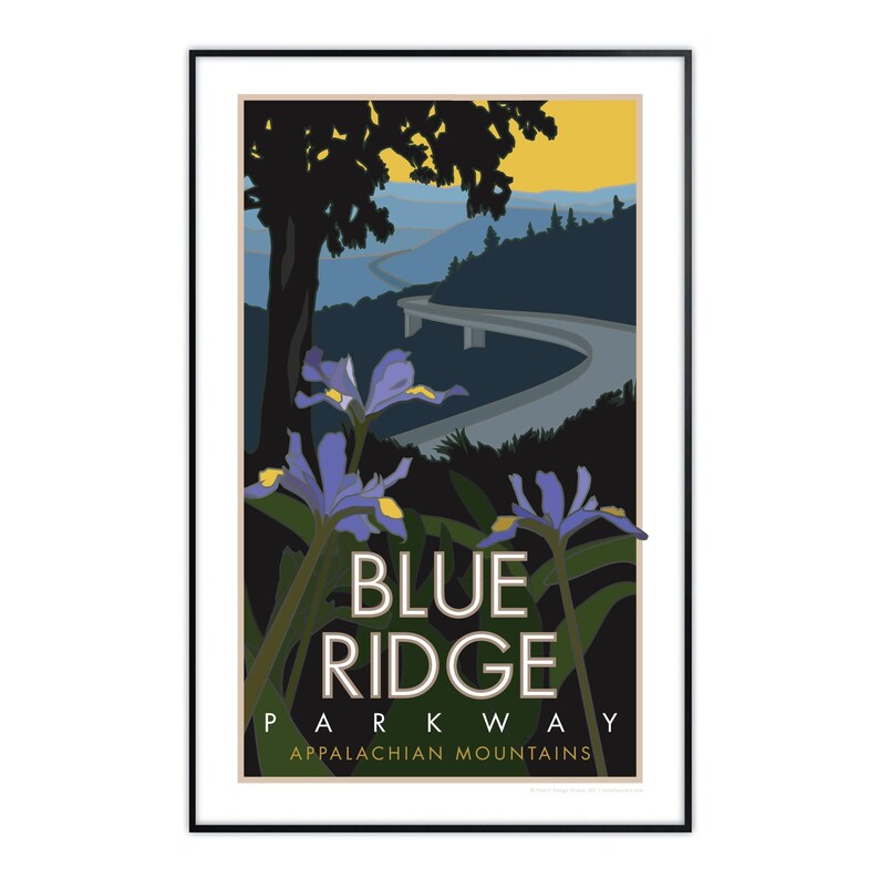 Blue Ridge Parkway - Poster - Etsy