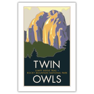 Twin Owls Rocky Mountain National Park - Etsy