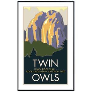 Twin Owls Rocky Mountain National Park - Etsy