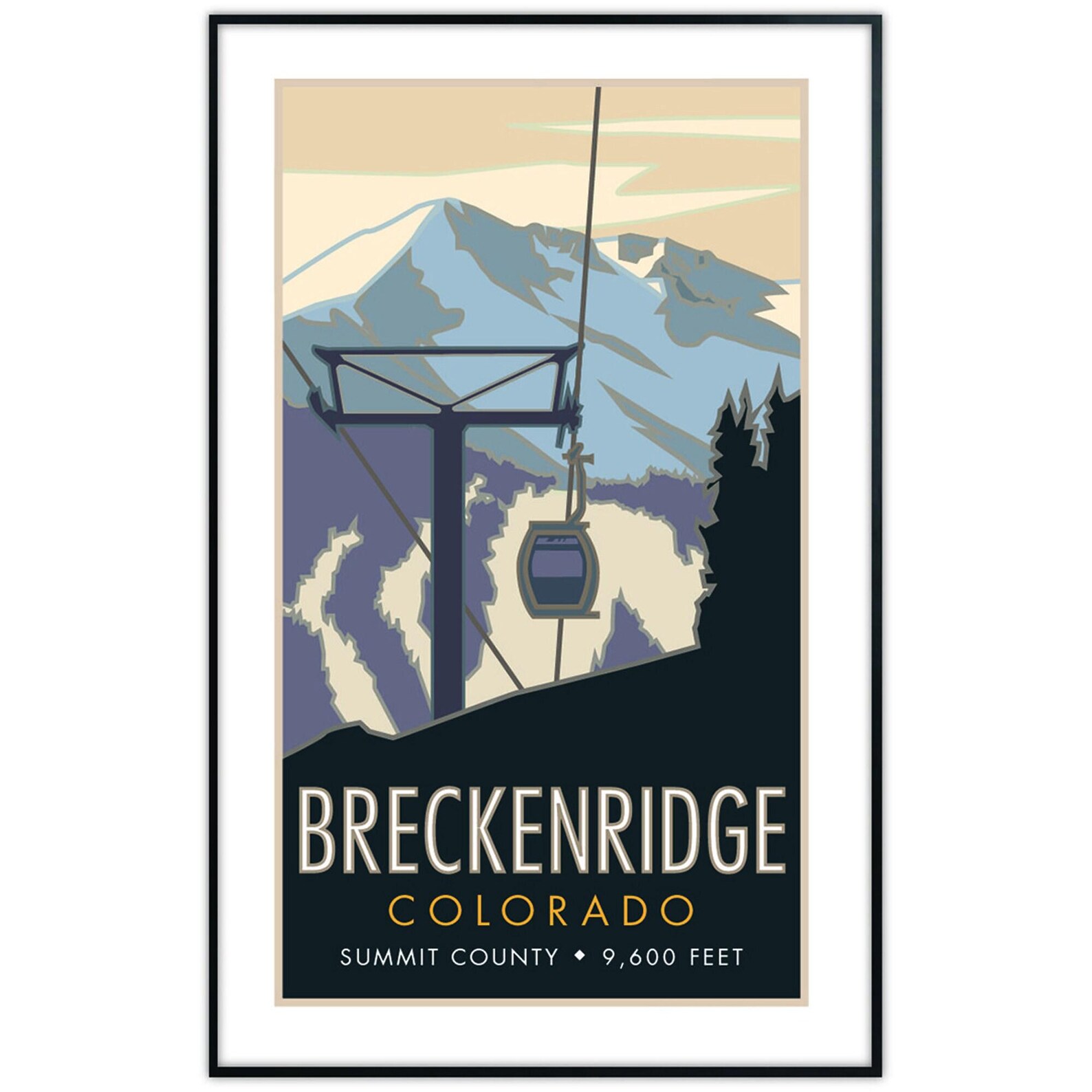 Breckenridge Colorado Poster - Etsy