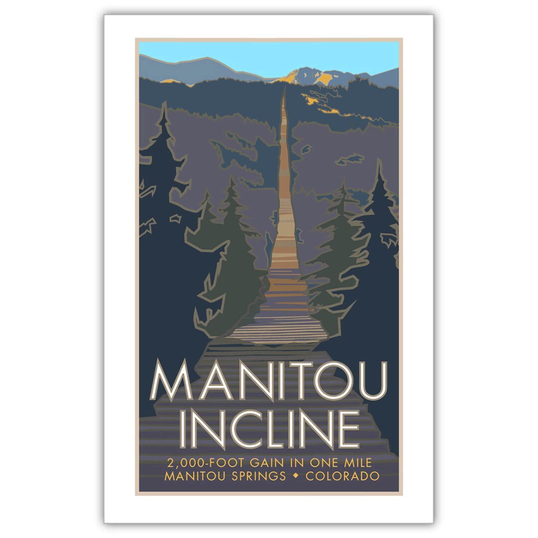 Manitou Incline Poster - Etsy
