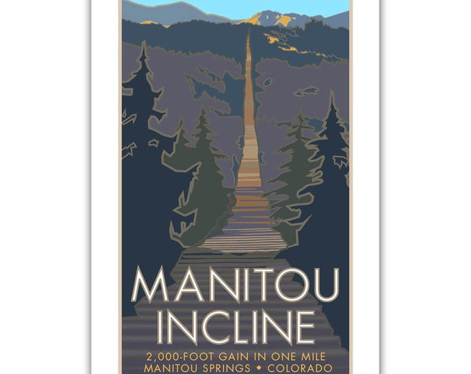Manitou Incline Poster - Etsy