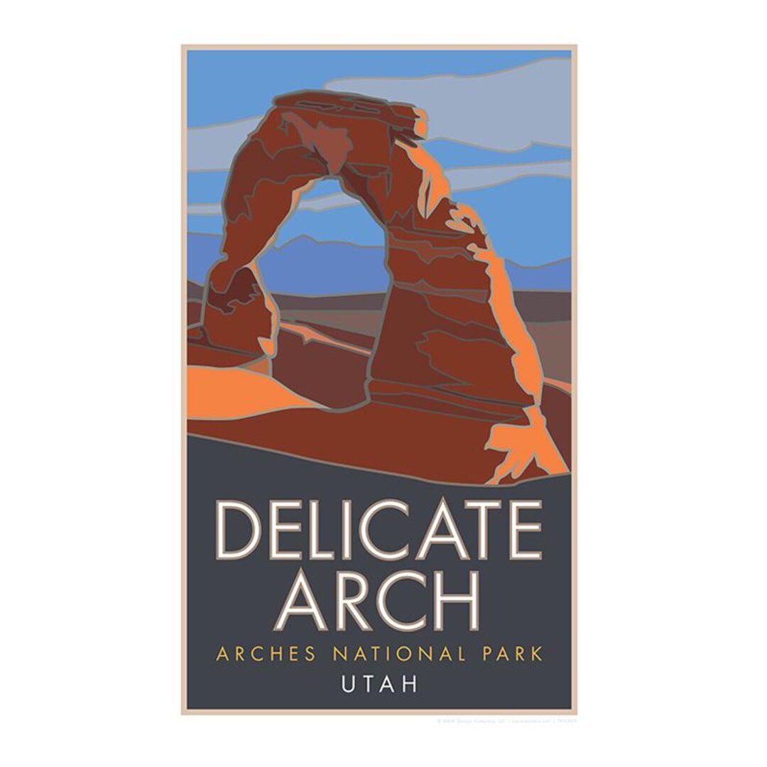 Delicate Arch, Arches National Park, Utah - Poster - Etsy