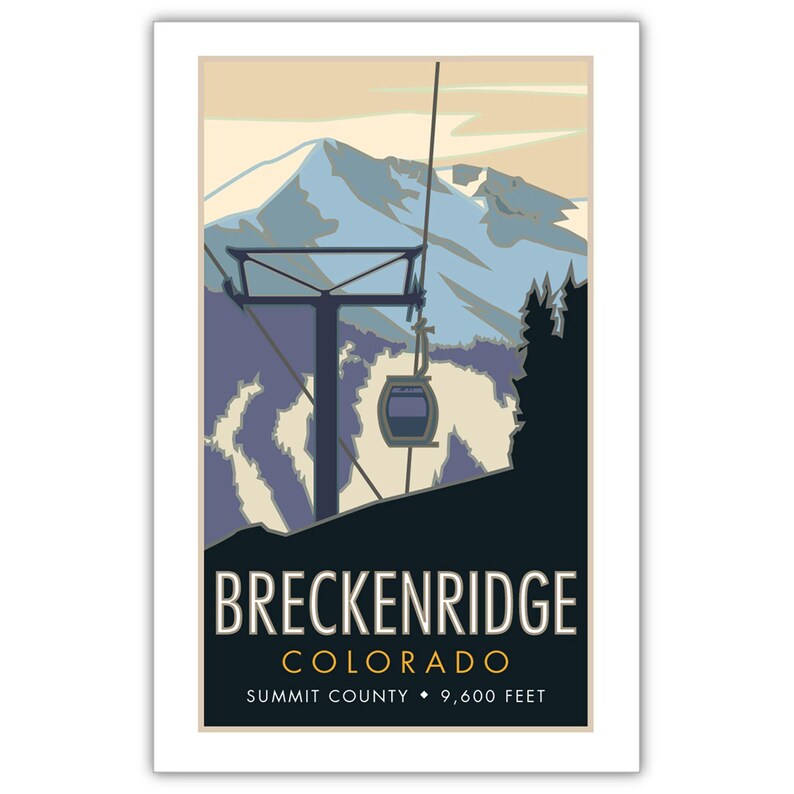Breckenridge Colorado Poster - Etsy