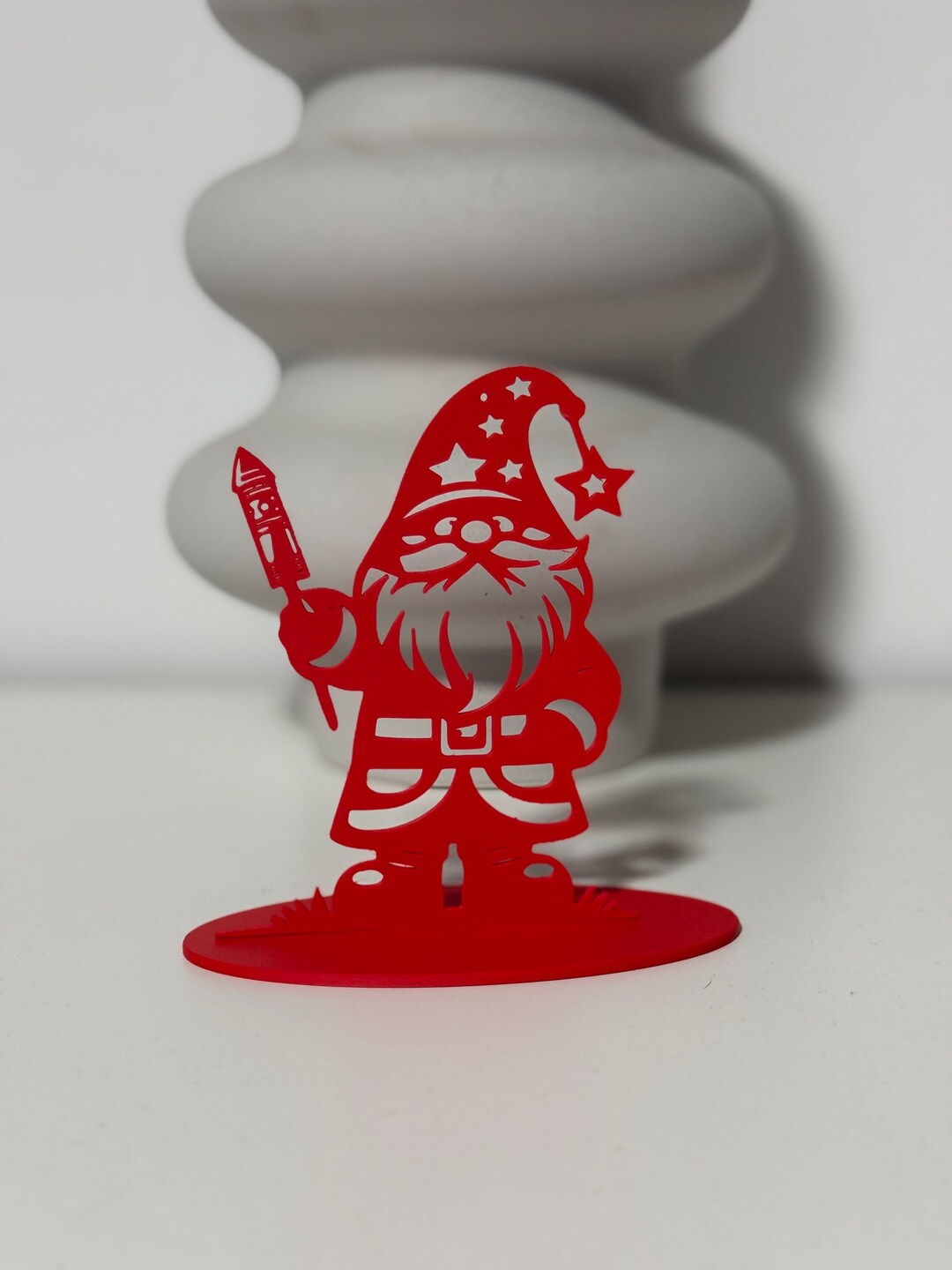 Firefighter Santa Claus 3D Printed Christmas Decoration Perfect for ...