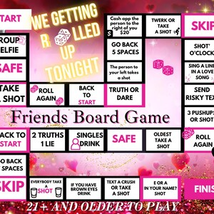 Valentine’s Day Board Games Bundle - Etsy