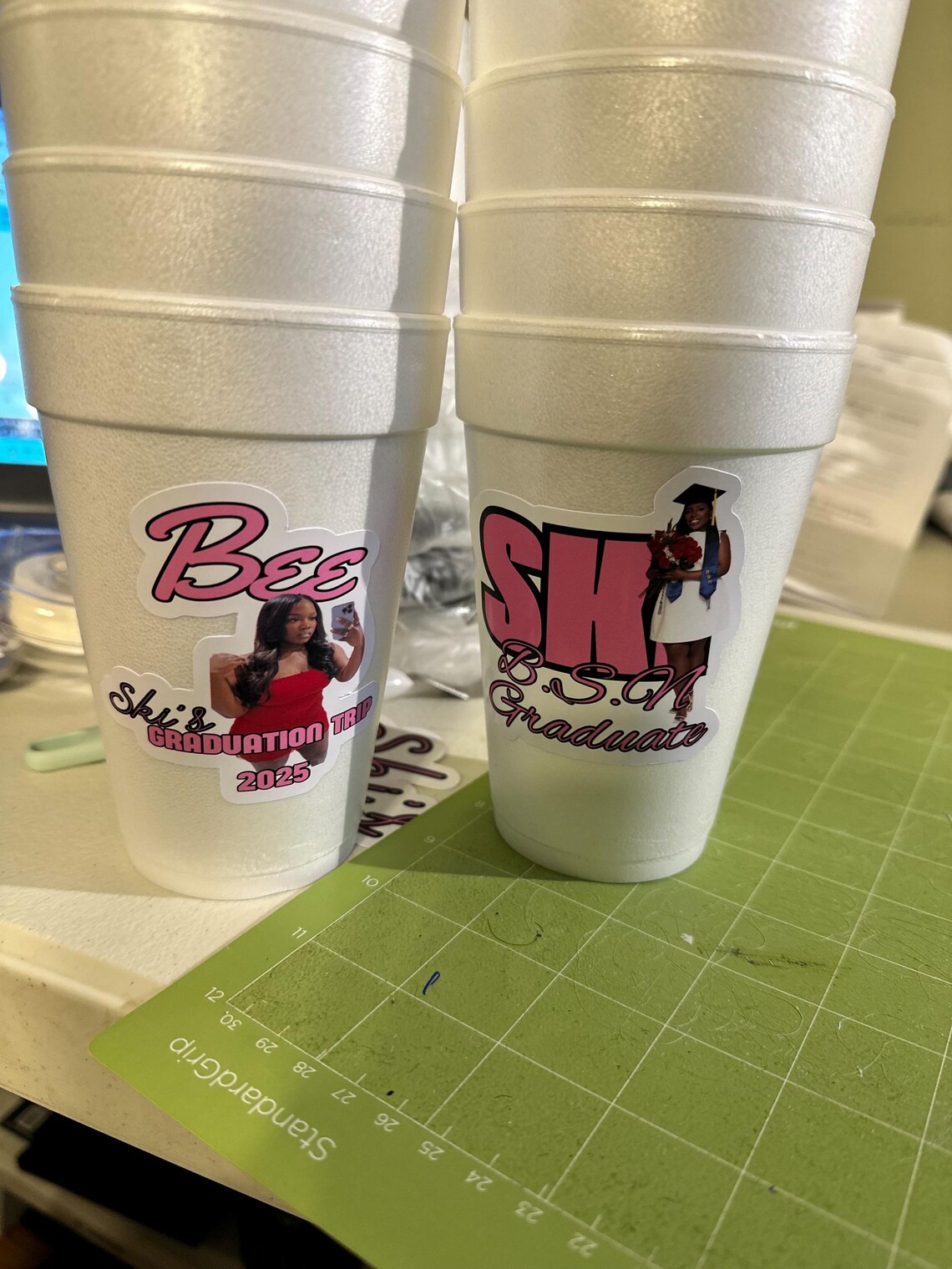 Custom Styrofoam 16oz Cups - Etsy