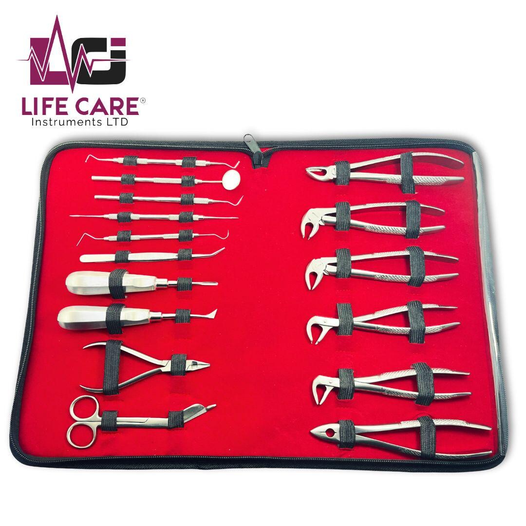 Surgical Dental Instruments 16pcs Oral Dental Surgery Extracting ...