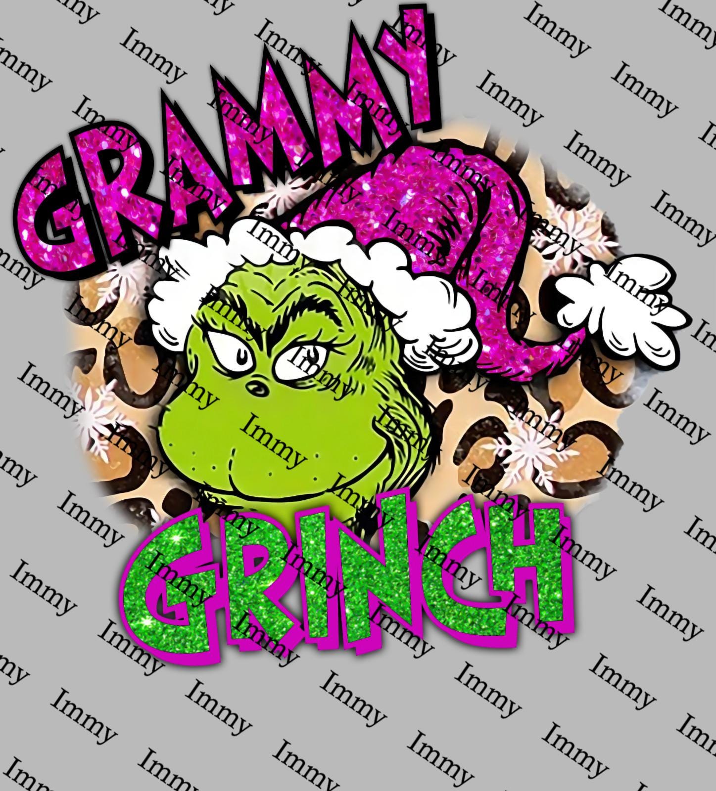 Grammy Grinch PNG - Etsy