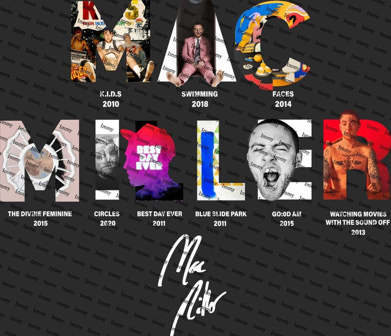 Mac Miller SVG PNG - Etsy