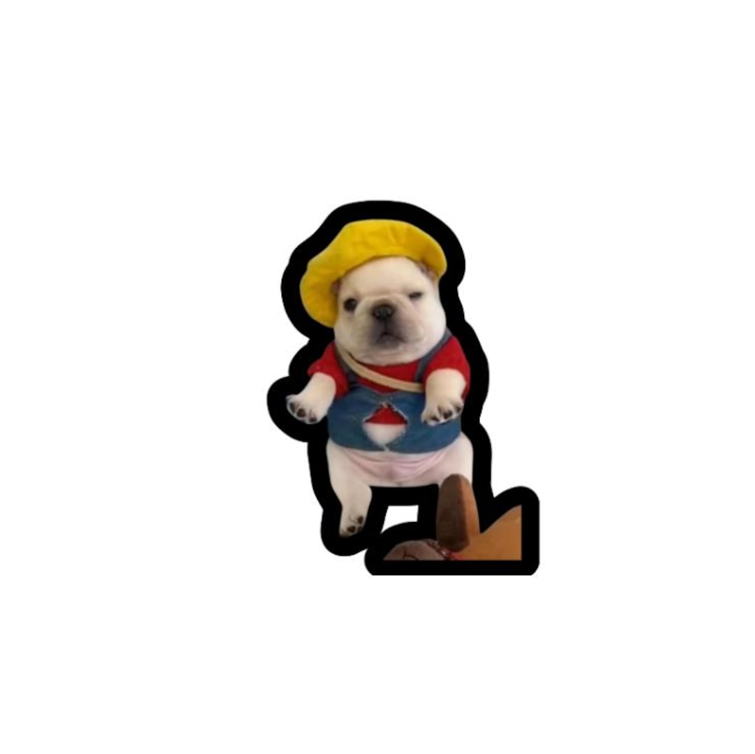 Pibble Sticker Gmail Pit Bull Terrier Funny Dog Meme Sticker - Etsy