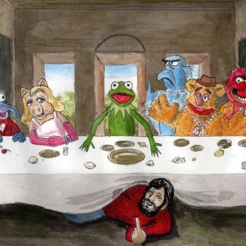 The Last Mupper Print - Etsy