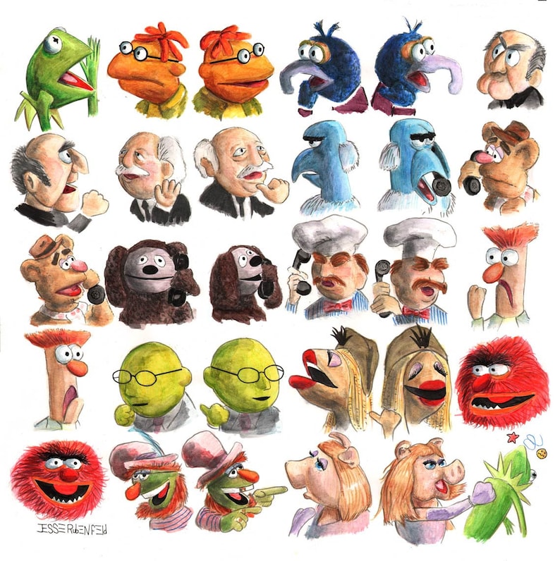 Muppets Gossips Print - Etsy